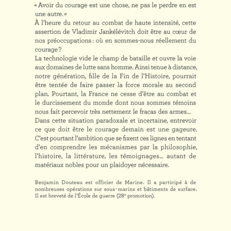 Anatomie du courage - École de Guerre